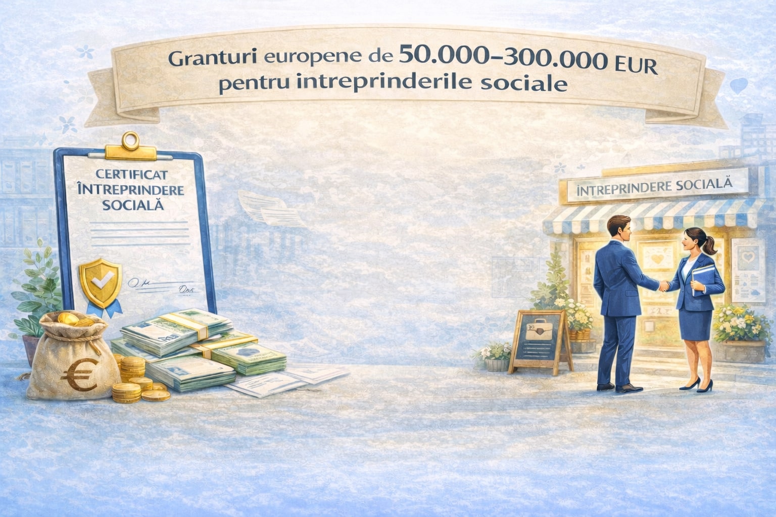 Granturi 50.000–300.000 EUR pentru întreprinderi sociale: apelul se ...